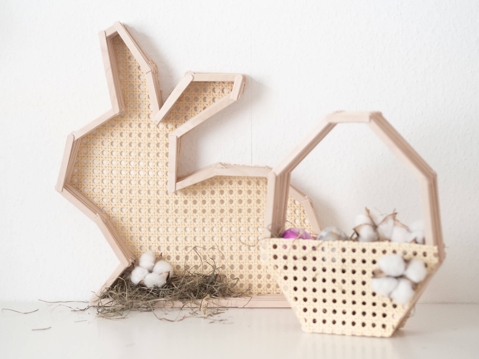 DIY Hasen Osterkorb nähen - kostenlose Nähanleitung mit Schnittmuster