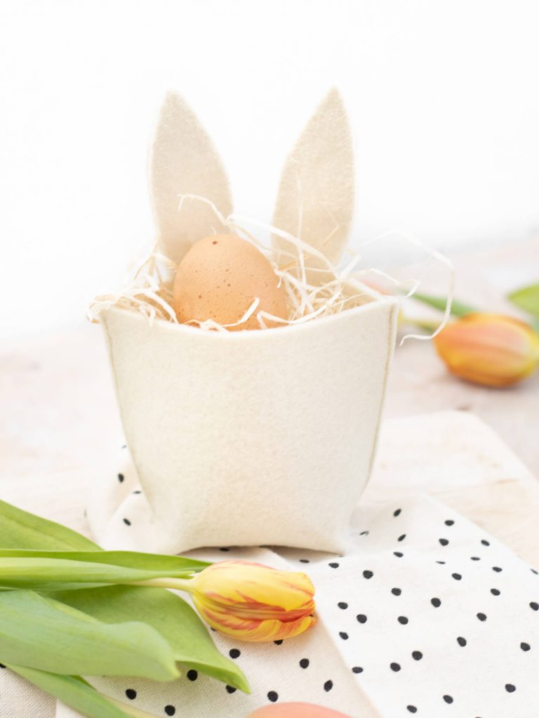 DIY Osternest aus Filz