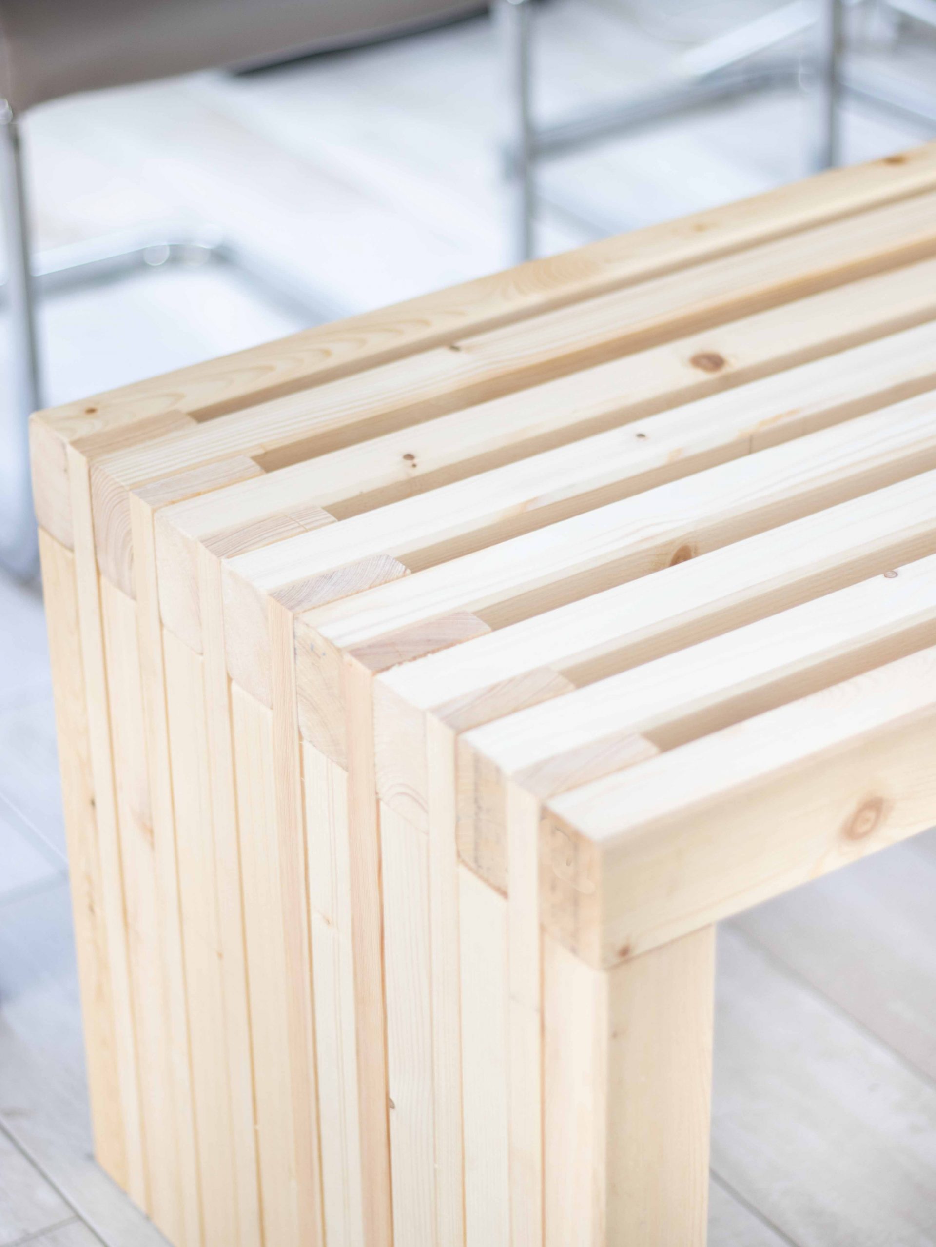 DIY-Holzbank selber bauen