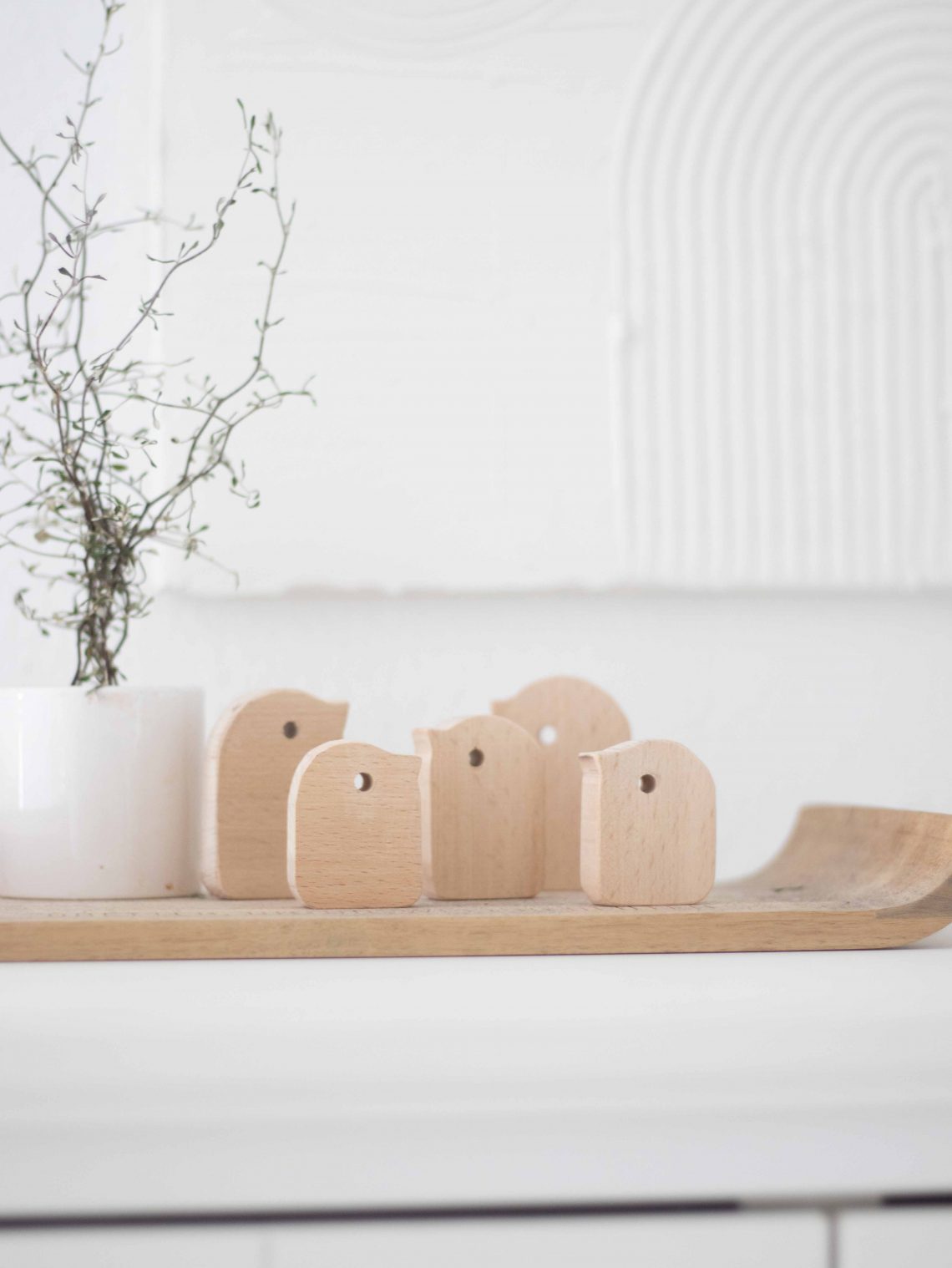 DIY Deko aus Holz! Minimalistische Vögel aus Holz sägen