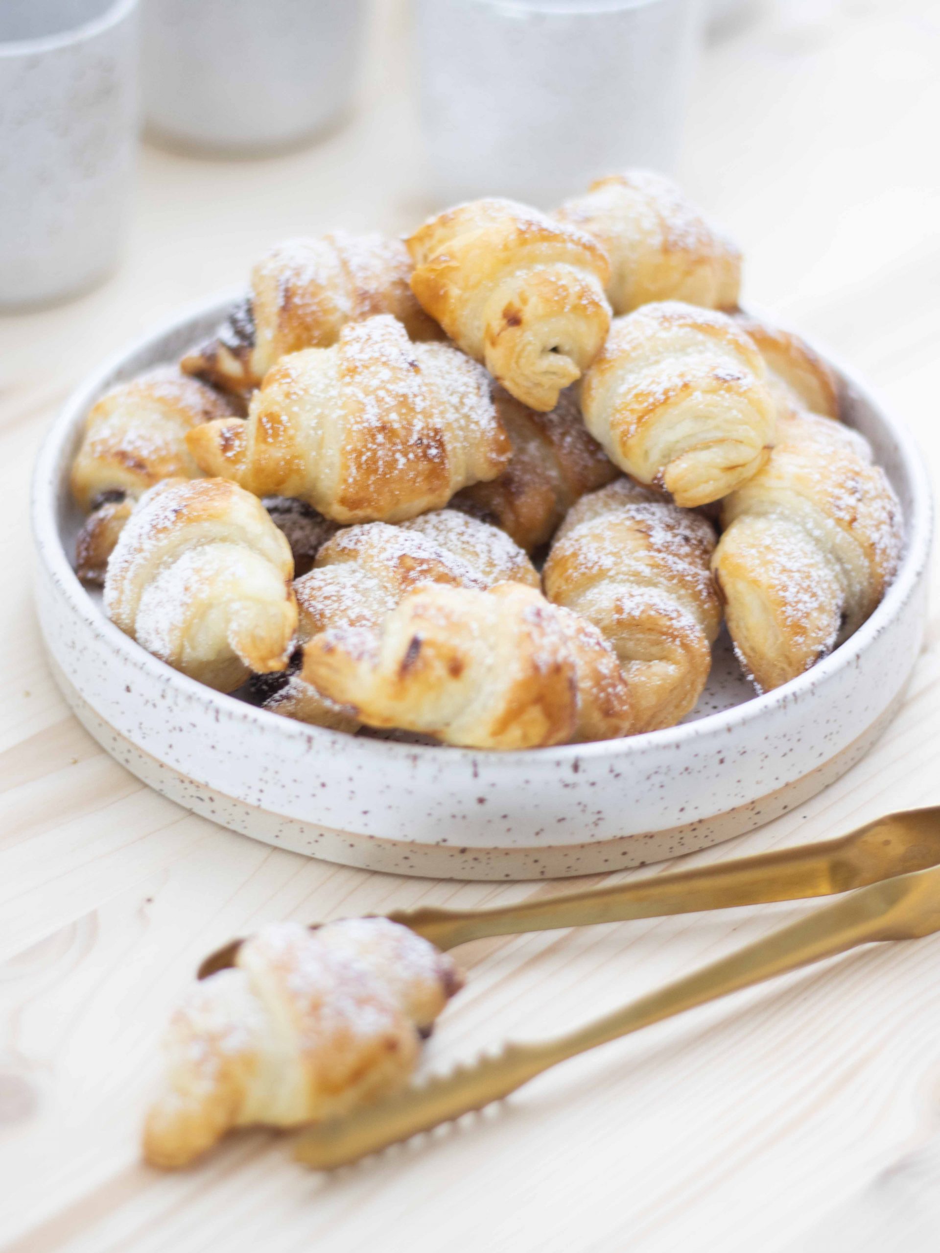 Mini-Schoko-Croissants mit Nutella
