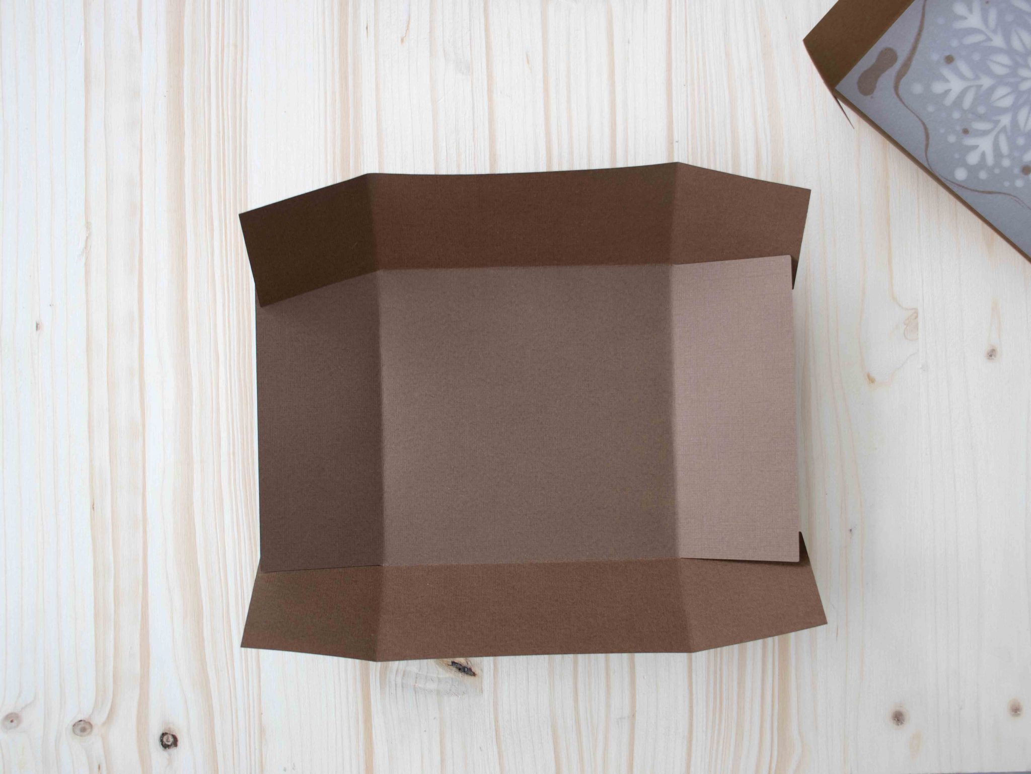 Geschenkbox aus Papier basteln